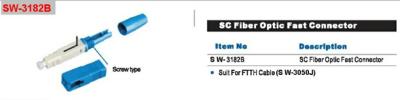 China SC Fiber Optic Fast Connector for sale