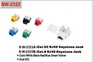 China Cat5e Rj45 keystone jack for sale