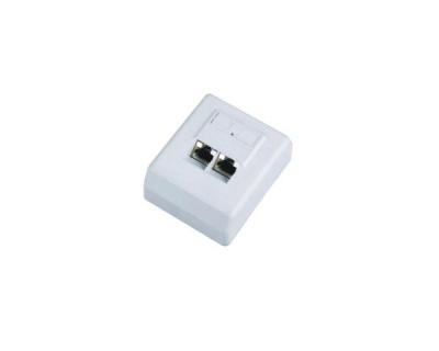 China Faceplate With Dual STP Cat.5E(Cat.6) Jack for sale