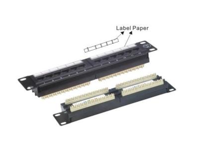 China 10 Inch 12 Port Cat.5E Patch Panel for sale