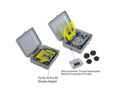 China 16 Cores Outdoor FTTH BOX for sale