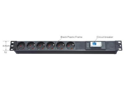China PDU 1U 19 Inch Power Panel for sale