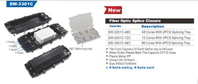 China fiber optic splice closure for sale