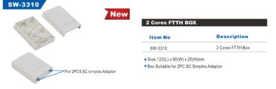 China 2 cores FTTH box for sale
