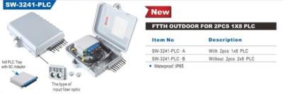 China FTTH outdoor for 2pcs 1*8 PLC for sale