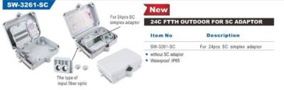 China 24 C FTTh outdoor for SC adaptor for sale