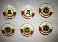 China Round Shape Custom made Trophy , Raised Logo Metal Army Badge Coin for sale