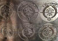 China Round Shape Custom made Trophy , Raised Logo Metal Army Badge Coin for sale