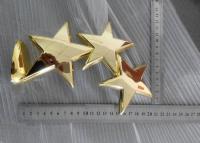 China Metal Star Custom Trophy Cup , Shiny Gold Plated Award Cups Trophies for sale