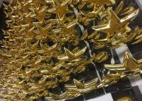 China Metal Star Custom Trophy Cup , Shiny Gold Plated Award Cups Trophies for sale