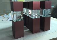 China 3D Laser Personalized Trophy Cup K9 Crystal And Aluminum Material Made for sale
