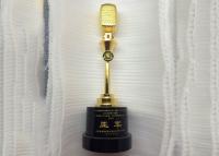 China Microphone Design Music Award Trophy For Musical Competition Custom Service Available for sale