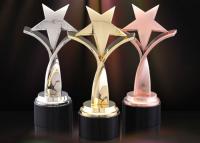 China Custom Made Metal Star Trophy , Zinc Alloy Enterprise Workers Souvenirs for sale