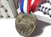 China 60mm Diameter Custom Sports Medals , 10km Marathon Finishers Running Award Medals for sale