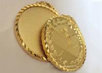 China Gold Plated Casting Metal Sports Medals Custom Zinc Alloy For Badminton Match for sale