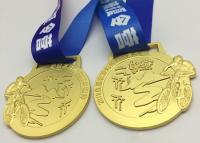 China Die Casting Metal Custom Sports Medals Brass Material Type For Bicycle Race Sports for sale