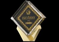 China Crystal & Zinc Alloy Custom Made Trophy For Quarterly Awards Ceremony for sale