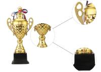 China Bowl Shape Metal Trophy Cup , Company Celebration Custom Trophy Awards for sale