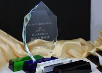 China K9 Crystal Glass Awards For Student School Activities / Sports Competition Winners for sale