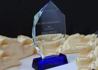 China K9 Crystal Glass Awards For Student School Activities / Sports Competition Winners for sale