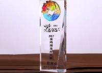 China 200*80*30mm Colored Glaze Trophy Cup Custom Sandblasting / Printing Logo Accepted for sale
