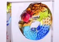 China 200*80*30mm Colored Glaze Trophy Cup Custom Sandblasting / Printing Logo Accepted for sale
