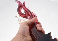 China Irregular Shape Colored Glaze Trophy Cup For Movie / Music Awards Participator for sale