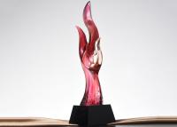 China Irregular Shape Colored Glaze Trophy Cup For Movie / Music Awards Participator for sale