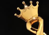 China 32cm Height Polyresin Trophy With Crown On The Top Custom Size & Color Available for sale