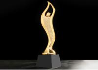China Epoxy Resin Trophies And Awards Gold / Silver / Copper Plated Type Optional for sale