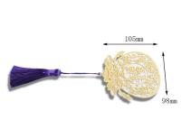 China Hollow - Carved Design Metal Decorations Crafts , Zinc Alloy Material Bookmark for sale