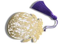 China Hollow - Carved Design Metal Decorations Crafts , Zinc Alloy Material Bookmark for sale