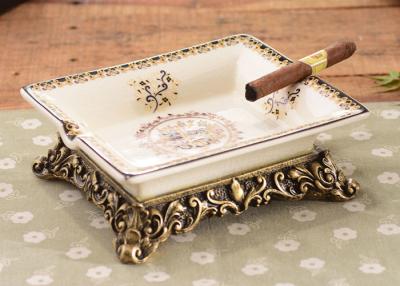 China High End Ceramic Decorations Crafts For House Decorations With Resin Base for sale