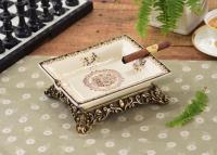China High End Ceramic Decorations Crafts For House Decorations With Resin Base for sale