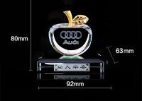China Automobile Perfume K9 Crystal Glass Ornament Crafts With Custom Engraving Logo for sale