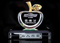 China Automobile Perfume K9 Crystal Glass Ornament Crafts With Custom Engraving Logo for sale