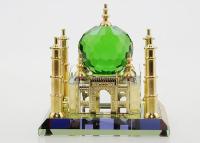 China Miniature Crystal Taj Mahal Replica 80*80*70mm For Travel Commemorate for sale