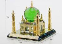 China Miniature Crystal Taj Mahal Replica 80*80*70mm For Travel Commemorate for sale