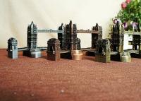 China Table Decoration World Famous Building Model / London Tower Bridge Model for sale