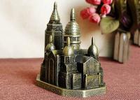 China Bronze Plated Keepsake DIY Craft Gifts Russia Cathedral Of Christ Architecture Model for sale