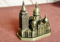 China Bronze Plated Keepsake DIY Craft Gifts Russia Cathedral Of Christ Architecture Model for sale