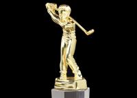 China Crystal Base Metal Golf Trophy Cup For US Open Championship Business Leader for sale