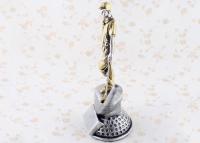 China British Open Championship Golf Ball Trophy With Metal Golf Figurines for sale