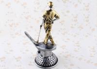 China British Open Championship Golf Ball Trophy With Metal Golf Figurines for sale