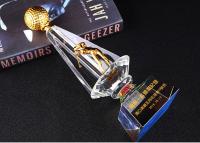 China Hole In One Golf Trophy Cup , Custom Logo Golf Tournament Trophies for sale