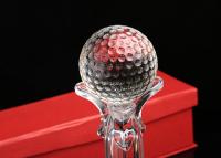 China Near - Pin Golf Trophy Cup With Crystal Golf Ball Custom Logo Accepted for sale