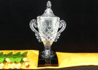 China Frosted Carving Golf Trophy Cup For Golf Tournament / Golf Club for sale