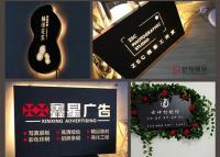 China Vacuum Forming Acrylic Panel Message Light Box For Square / Company Decoration for sale
