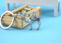 China Camel Design Key Chain Diamond - Encrusted Arab Cultural Personal Effects for sale
