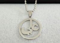China Creative Titanium Steel Arabic Texts Necklace For Arab Cultural Commemoration for sale